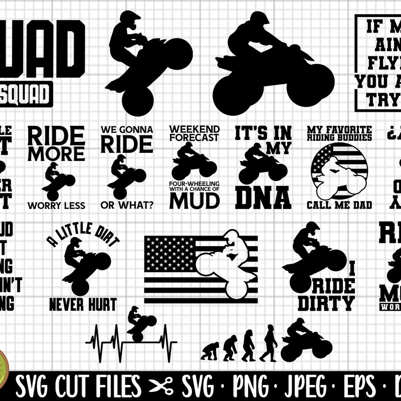 Sticker for 4 Wheeler - Etsy UK
