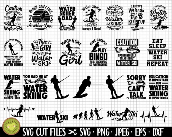 Water Ski Svg Water Ski Png Waterski Svg Png Bundle Cricut Cut - Etsy ...