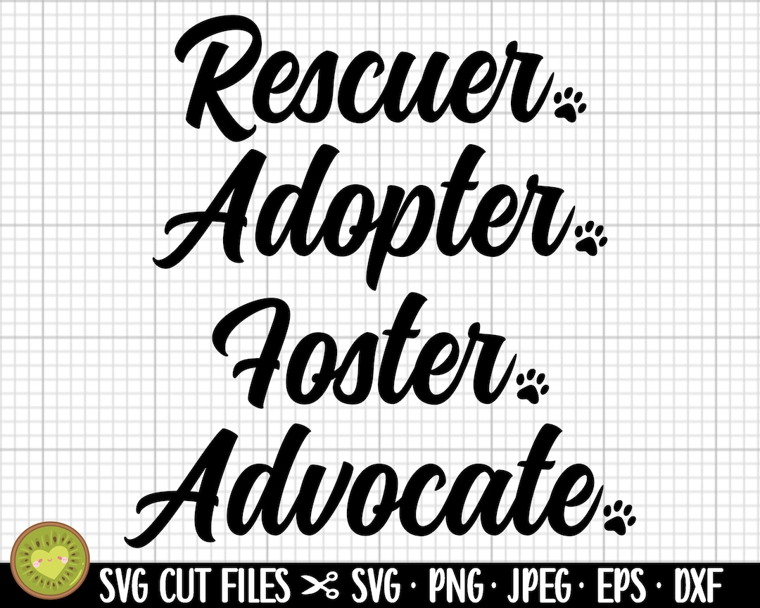 Rescue Dog Svg Png Adopted Dog Svg Png Dof Shelter Svg Png Dog Adoption ...