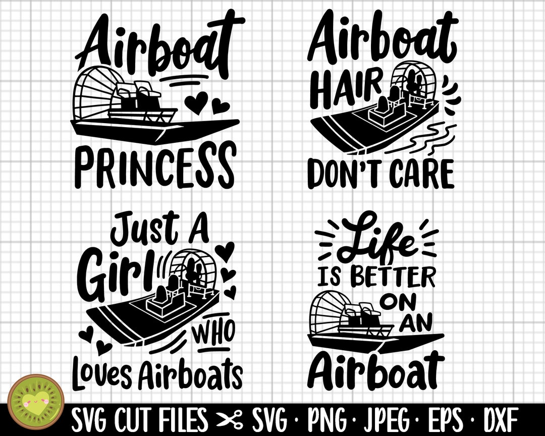 Airboat Png Aitboat Svg Free Commercial Use Airboat Svg File Cricut Cut ...