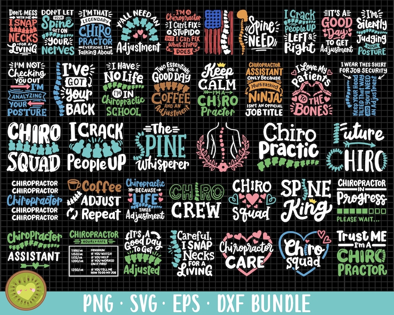 Chiropractor Png Chiro Svg Chiro Png Bundle Sublimination Free ...