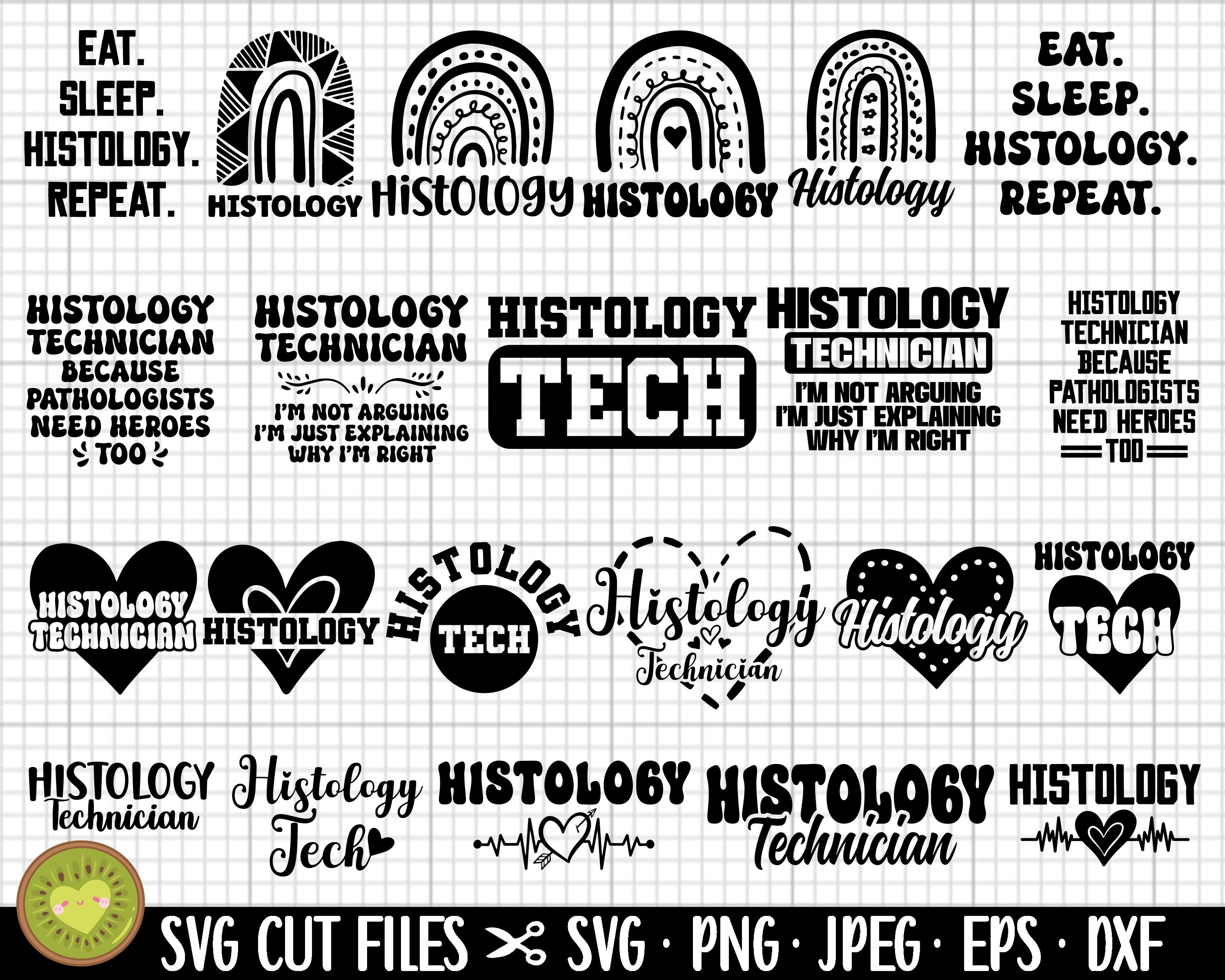 Histology Svg Bundle Cricut Histology Png Bundle Histologist Shirt ...
