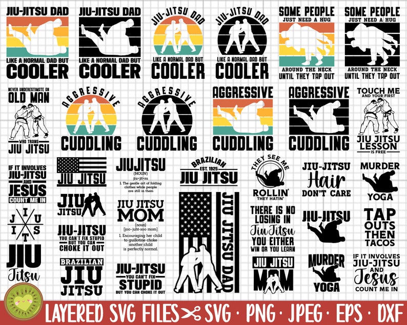 Jiu Jitsu Svg Bundle Jiu Jitsu Png Bundle Jiu Jitsu Shirt Design Bundle ...