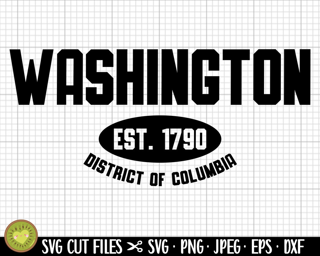 Washington Dc Svg Washington Dc Png - Etsy