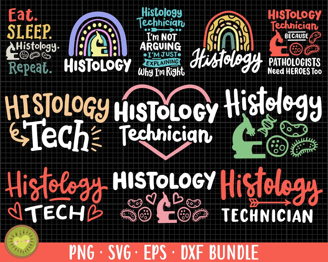 Histology Tech Png Histology Tech Shirt Design Bundle Sublimination ...