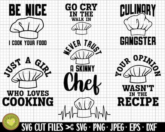 Chef Svg Chef Png Cook Svg Cook Png Chef Svg Bundle Cricut - Etsy Australia