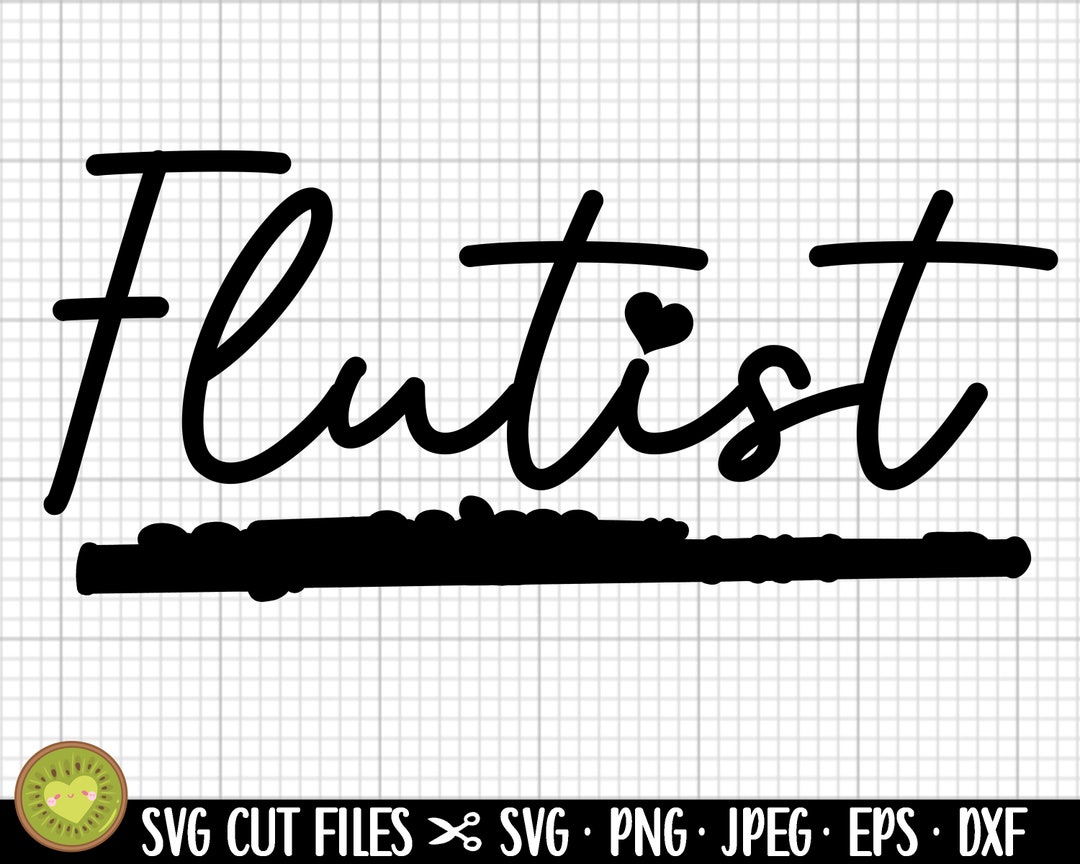 Flute Svg Cricut Cut File for Shirt Flutist Svg Flute Player Svg Flute ...