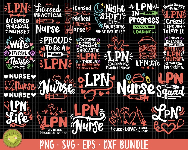 Lpn Png Lpn Nurse Png Lpn Nurse Svg Sublimination Cricut Cut File Eps ...