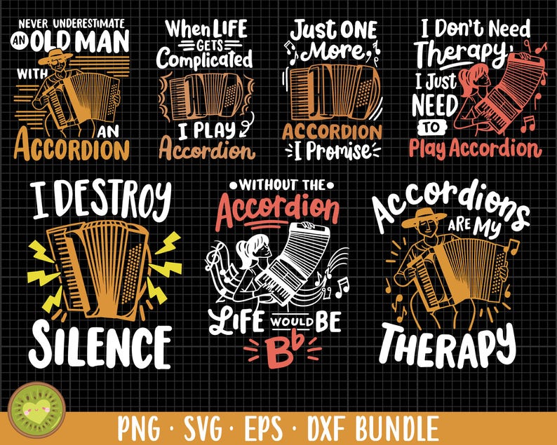 Accordion Png Accordion Svg Accordion Png Bundle Sublimination ...