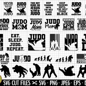 Judo Svg Bundle Cricut, Judo Png Bundle, Judo Svg Bundle Shirts, Judoka ...