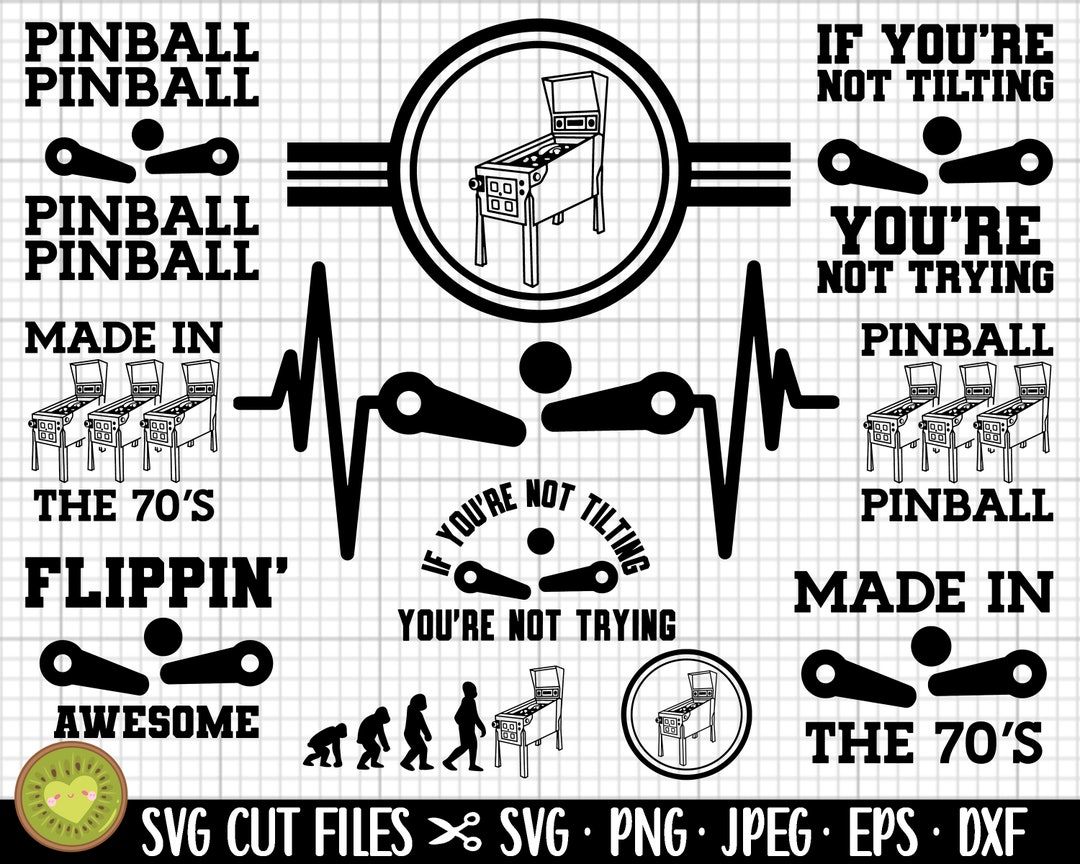 Pinball Svg Bundle Pinball Png Bundle Pinball Svg Bundle for Cricut ...