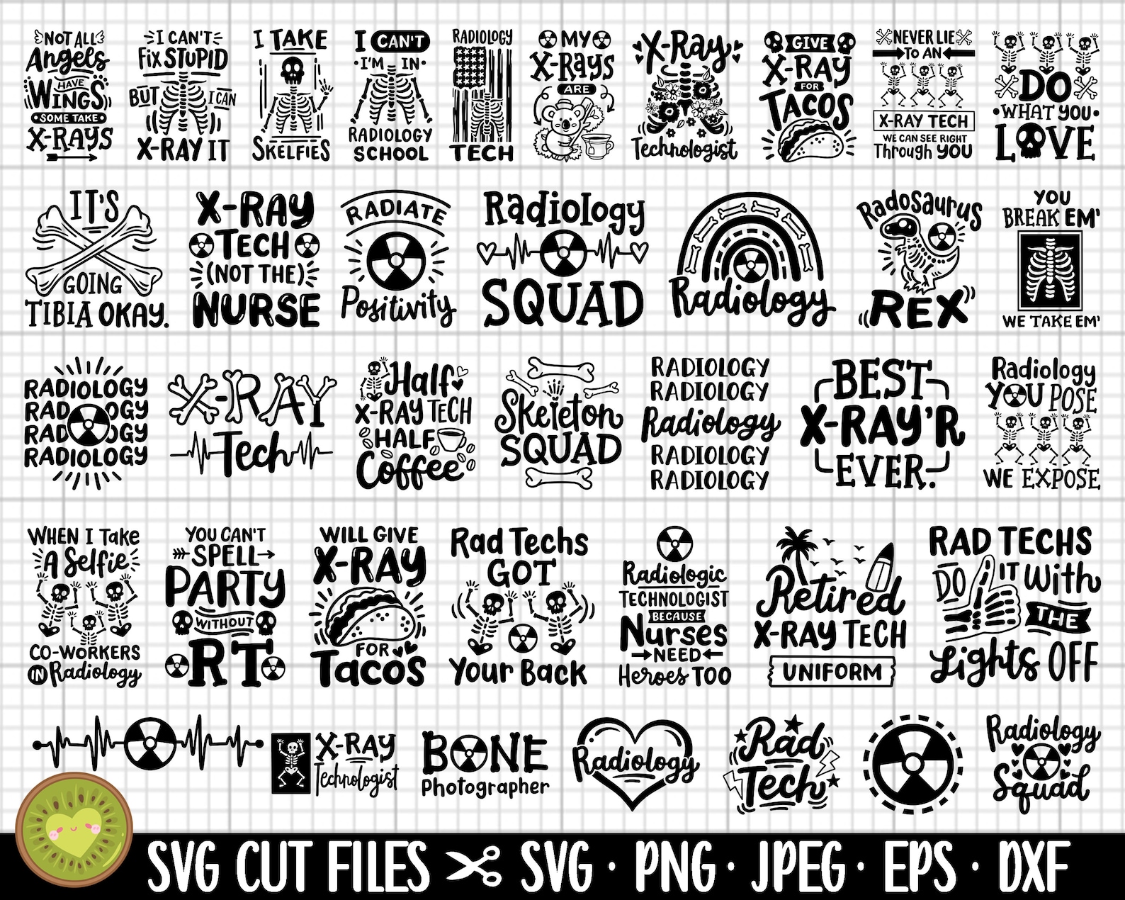 X Ray Tech Svg X Ray Technician Svg Png Radiology Svg Png Eps Dxf Jpg ...