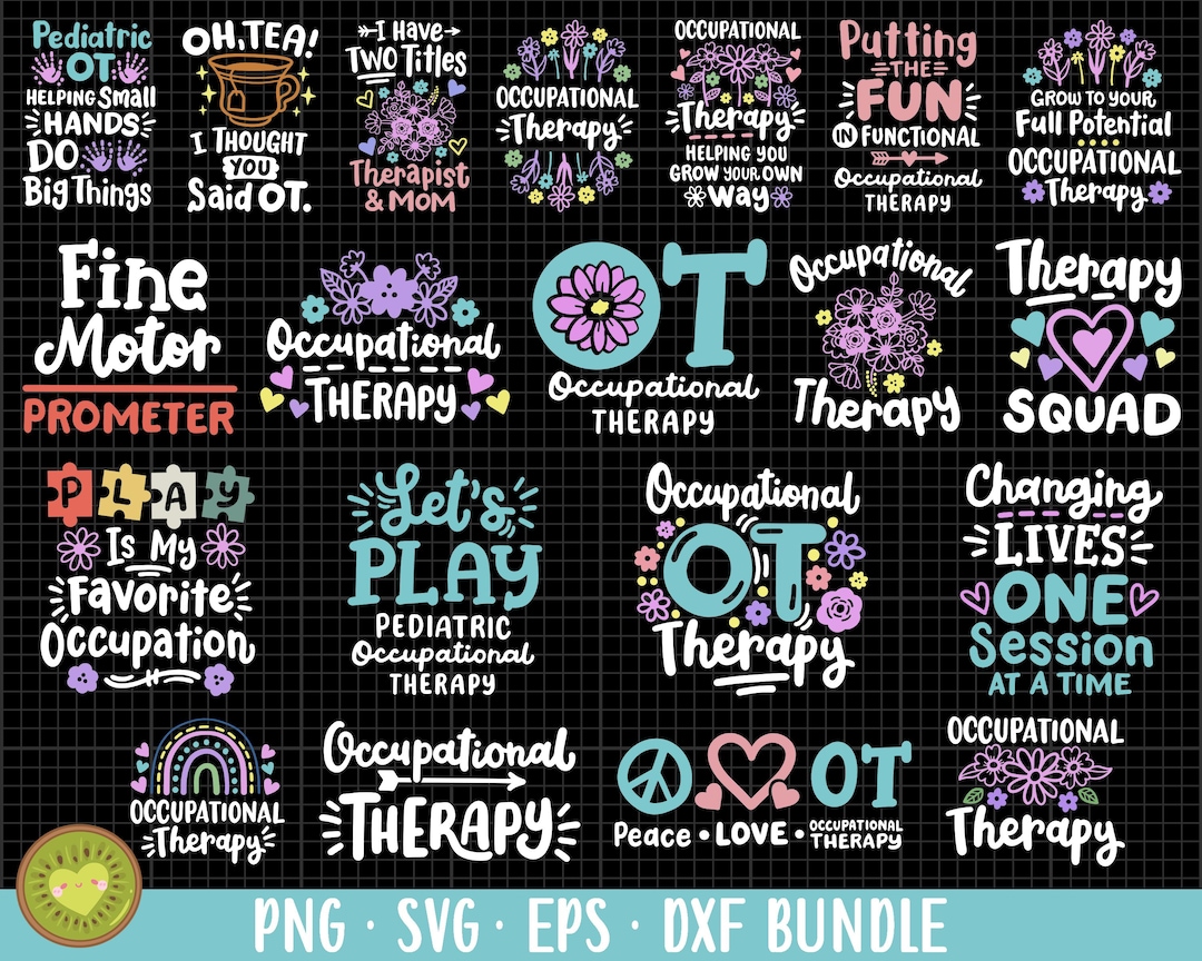 Occupational Therapist Png Ot Svg Ot Png Bundle Sublimination ...