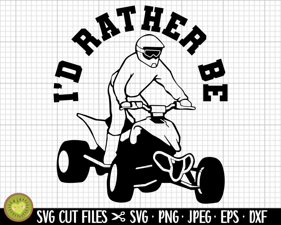 Quad Atv Svg Png Four Wheeler Svg 4 Wheeler Svg Quad Svg for Cricut ...