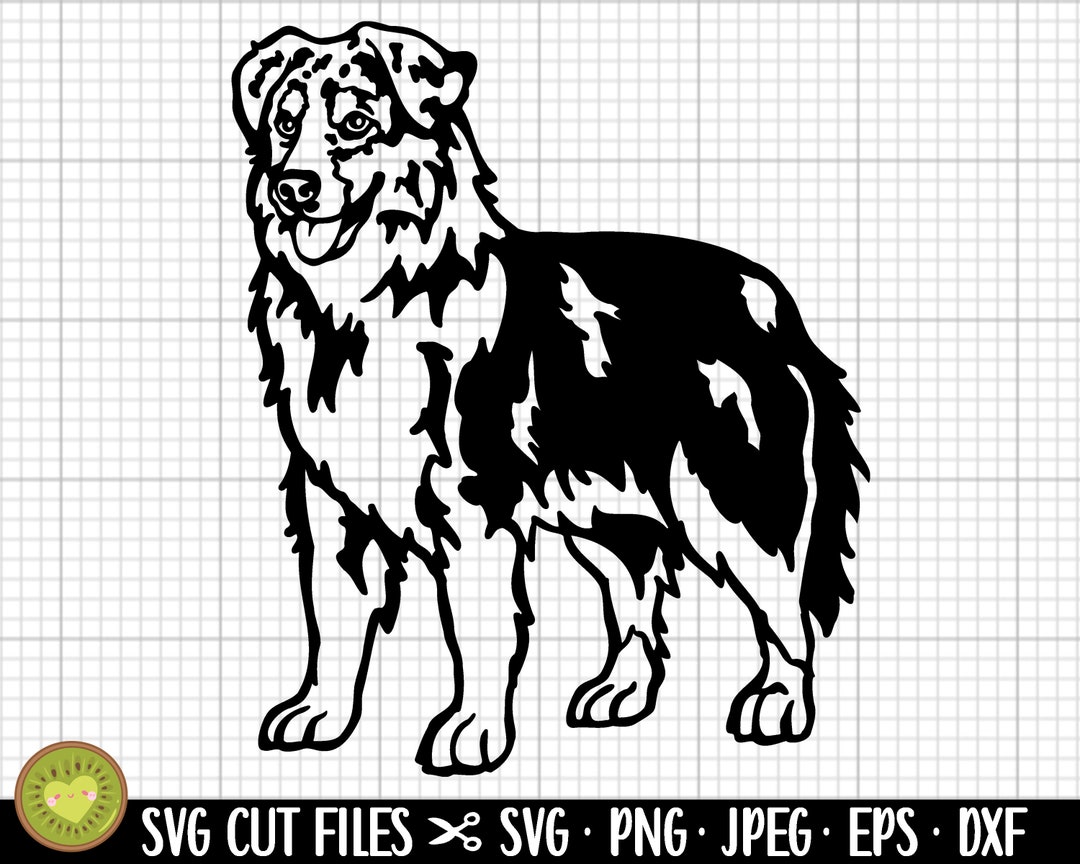 Aussie Svg Cricut Cut File, Aussie Png, Aussie Svg, Australian Shepherd ...