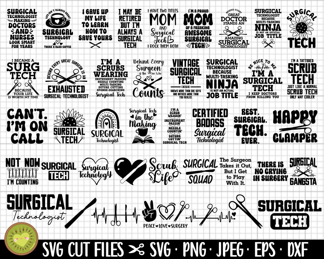 Surgical Tech Svg Png Surgical Technicial Svg Png Design Bundle Cricut ...