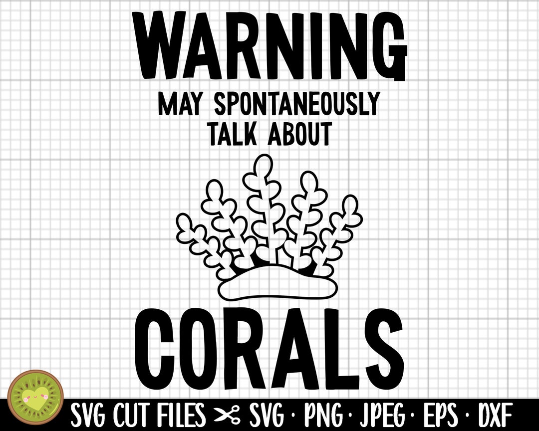 Coral Svg Coral Png Coral Aquarium Svg - Etsy