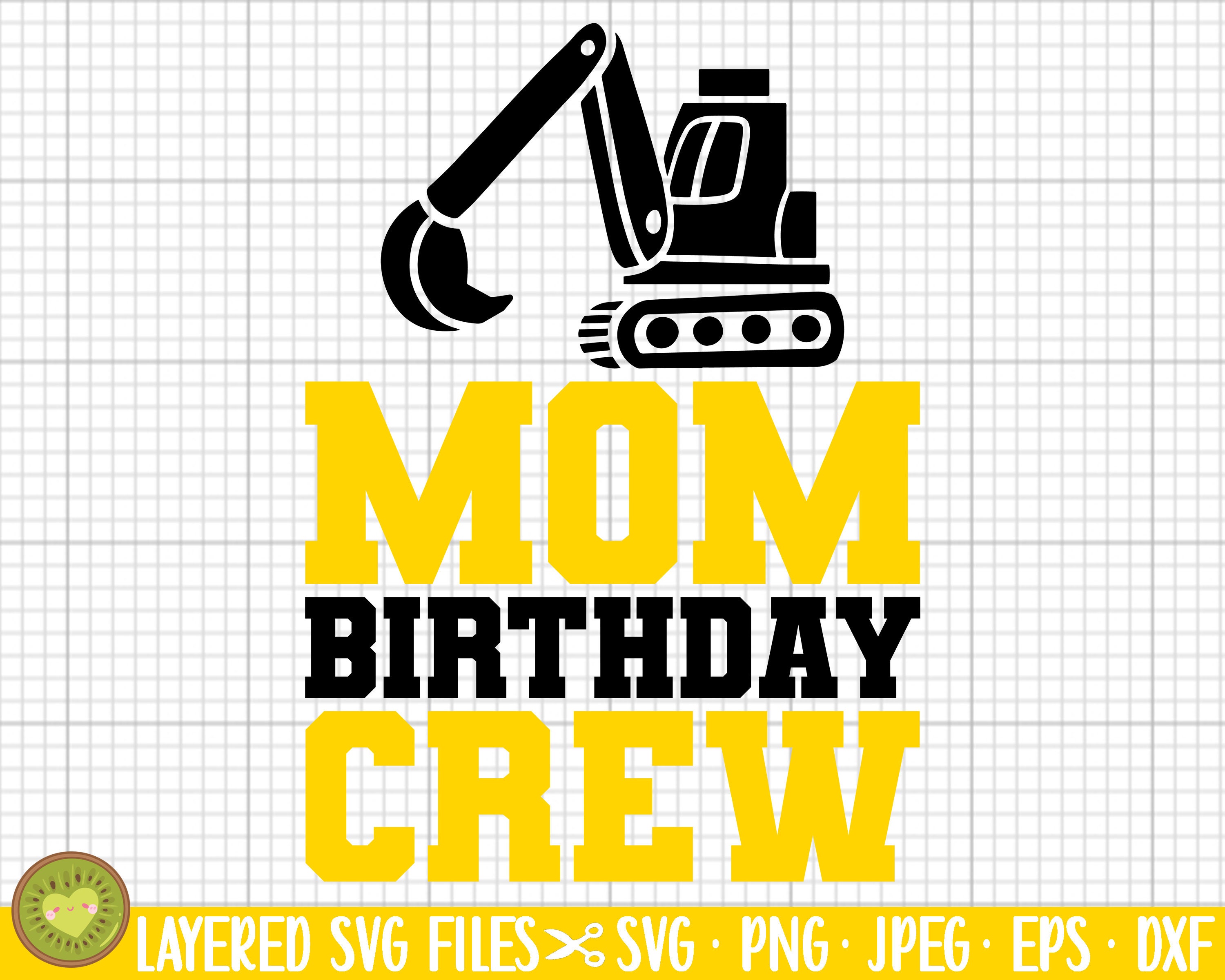 Construction Birthday Theme Builder Excavator Svg Png Cricut Svg Cut ...