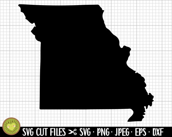 MISSOURI Svg Png Silhouette Clipart Cricut Cut File Commercial - Etsy