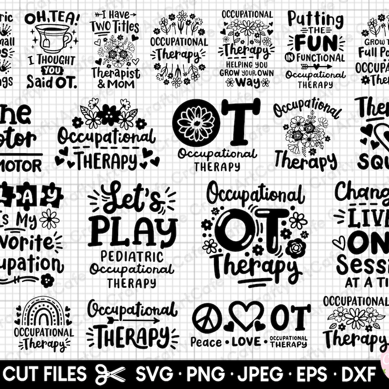 Occupational Therapy Svg - Etsy