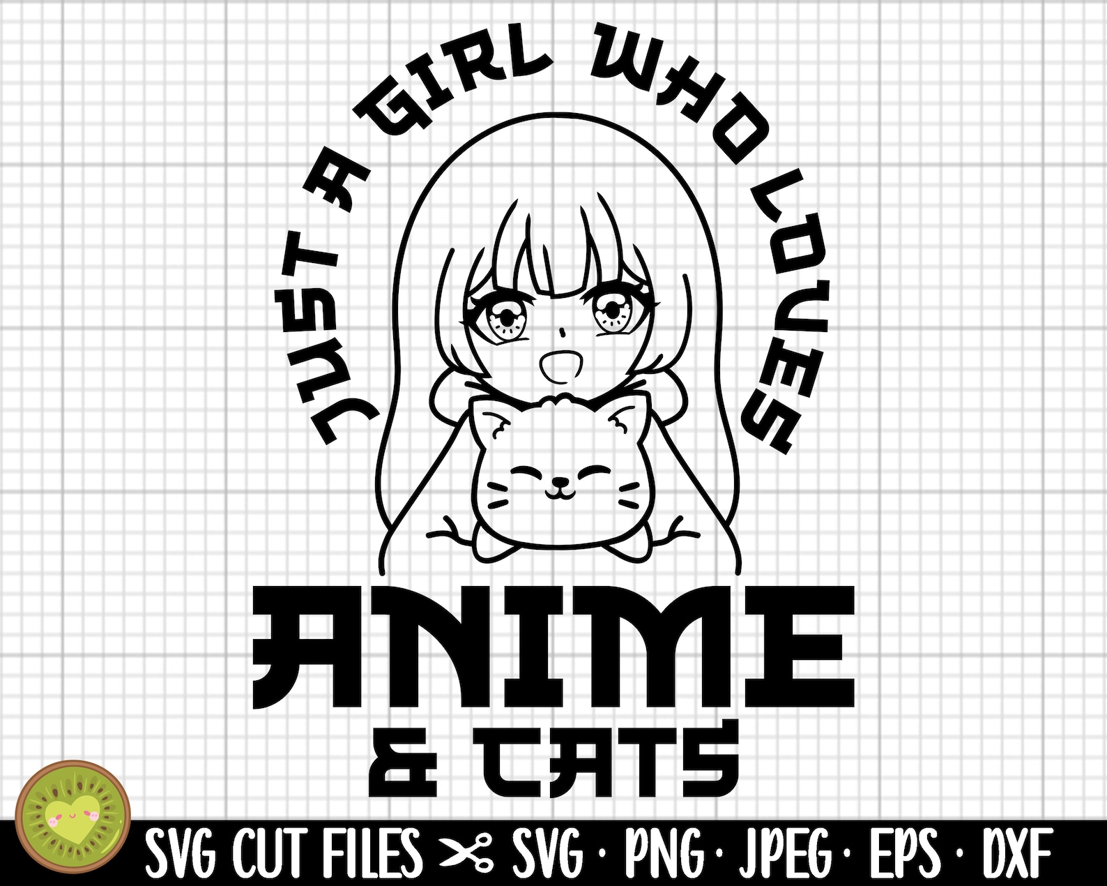 Anime Svg Anime Girl Svg Anime Svg Cricut File For Shirt Anime Png