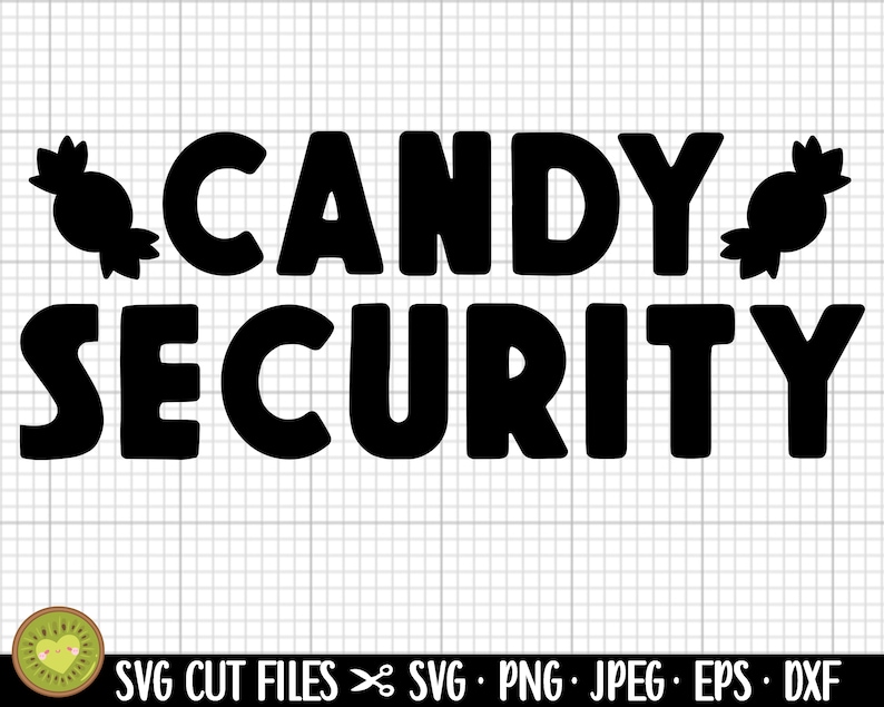 Candy Security Svg Png Cricut - Etsy