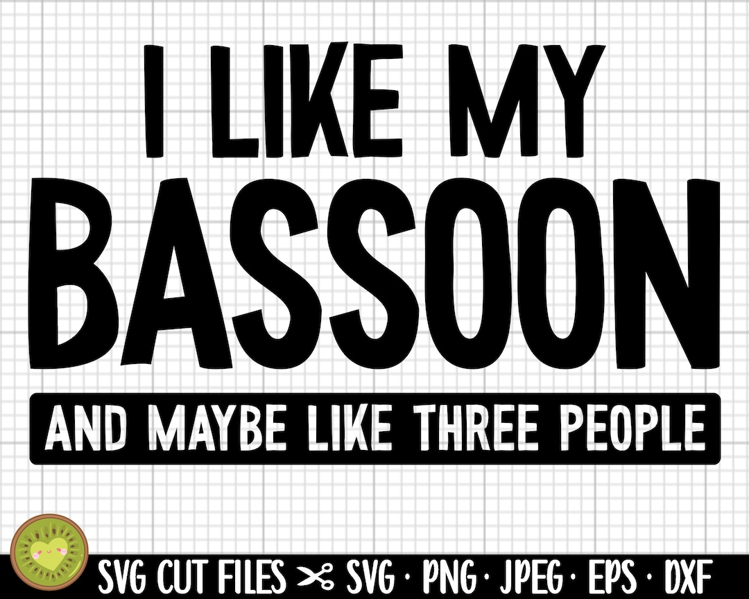 Bassoon Svg Cricut Bassoon Png - Etsy