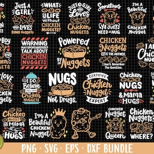 Chicken Nuggets Png Chicken Nuggets Svg Chicken Nuggets Png Bundle ...