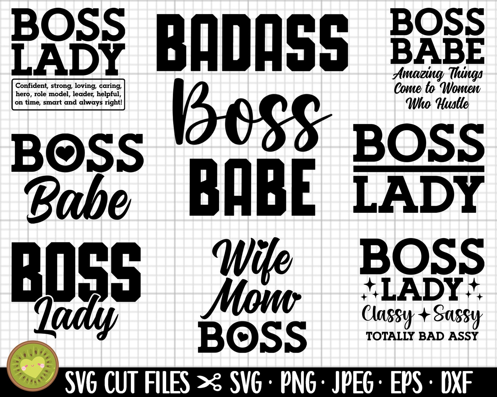 Boss Babe Svg Bundle Boss Lady Svg Bundle Female Boss Svg Png Female ...
