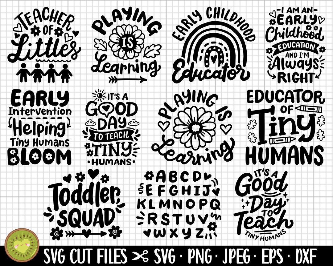 Early Childhood Education Svg Png Bundle Cricut Early Childhood ...