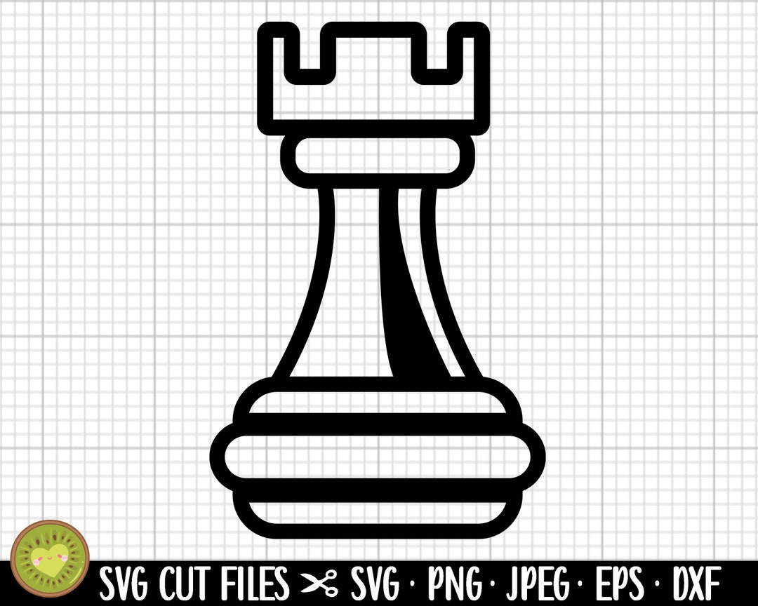 Chess Rook Svg Chess Piece Rook Svg Chessmen Rook Svg Png Clipart ...