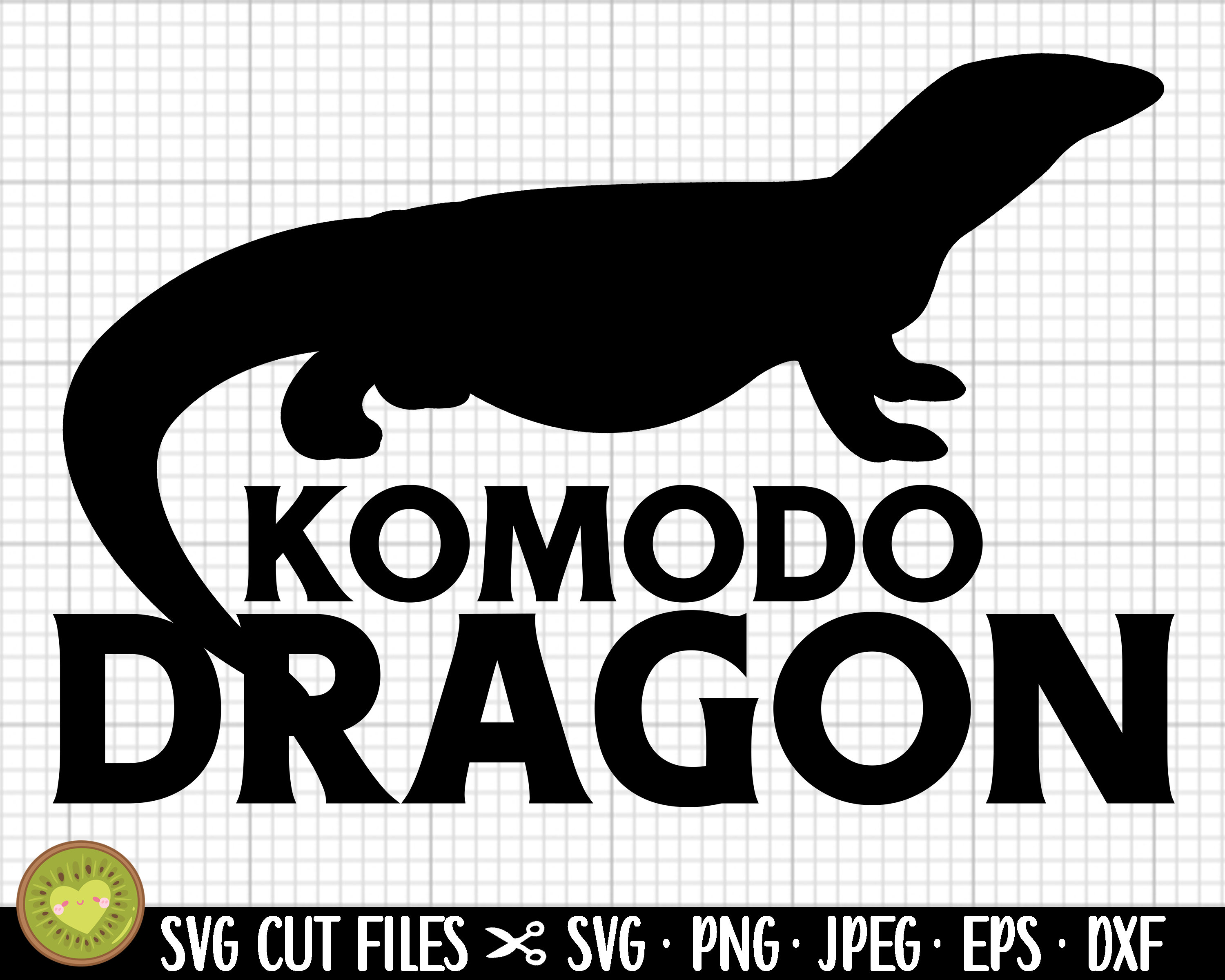 Komodo Dragon Svg Png - Etsy