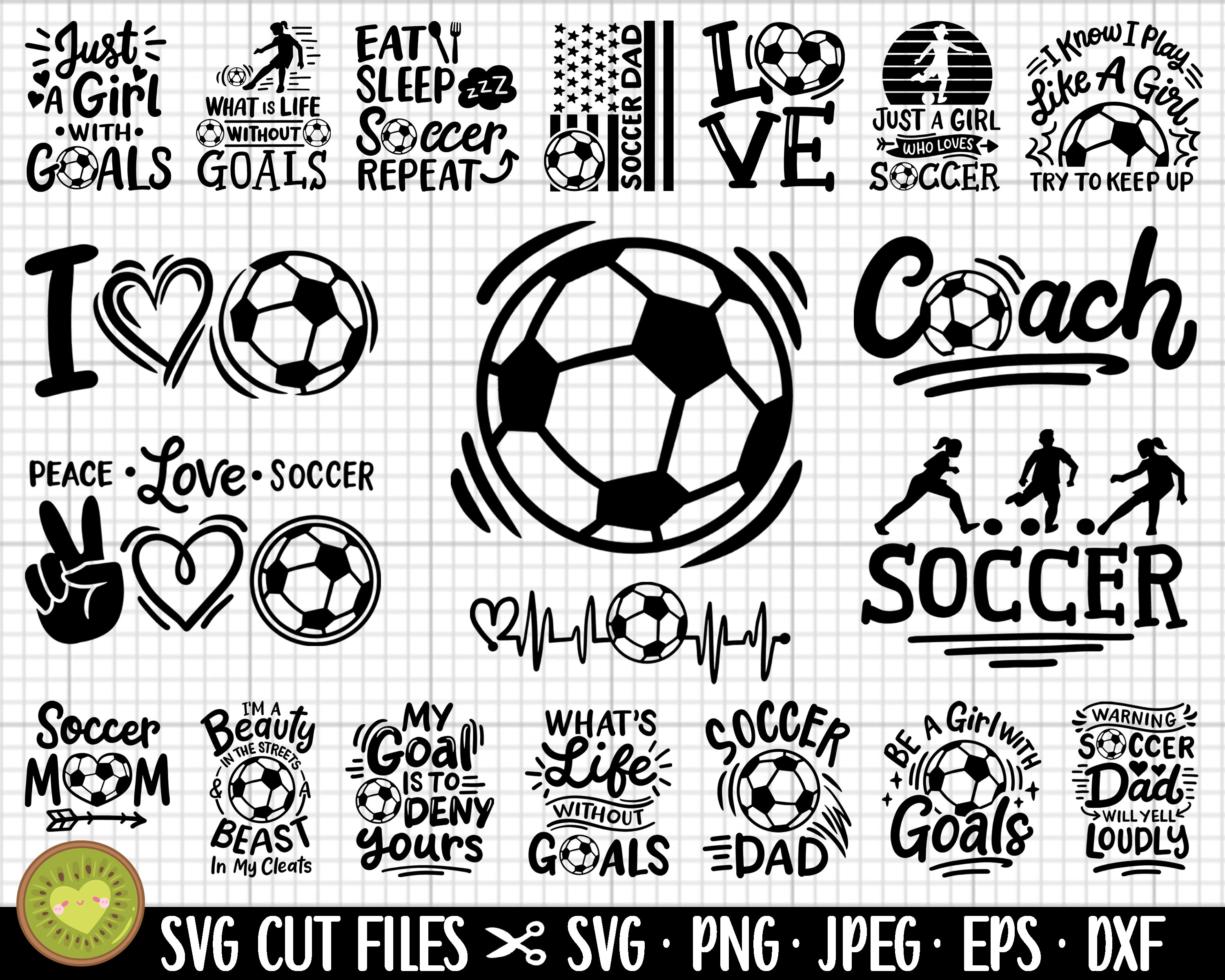Soccer Svg Bundle Soccer Png Bundle Soccer Player Svg Bundle - Etsy Canada