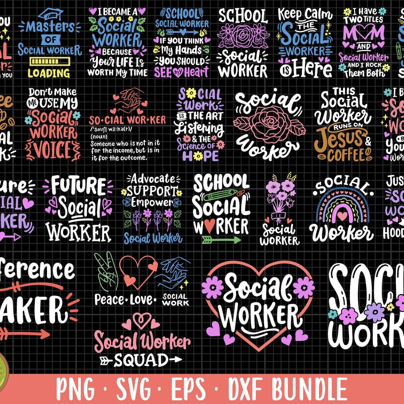 Social Worker Svg - Etsy