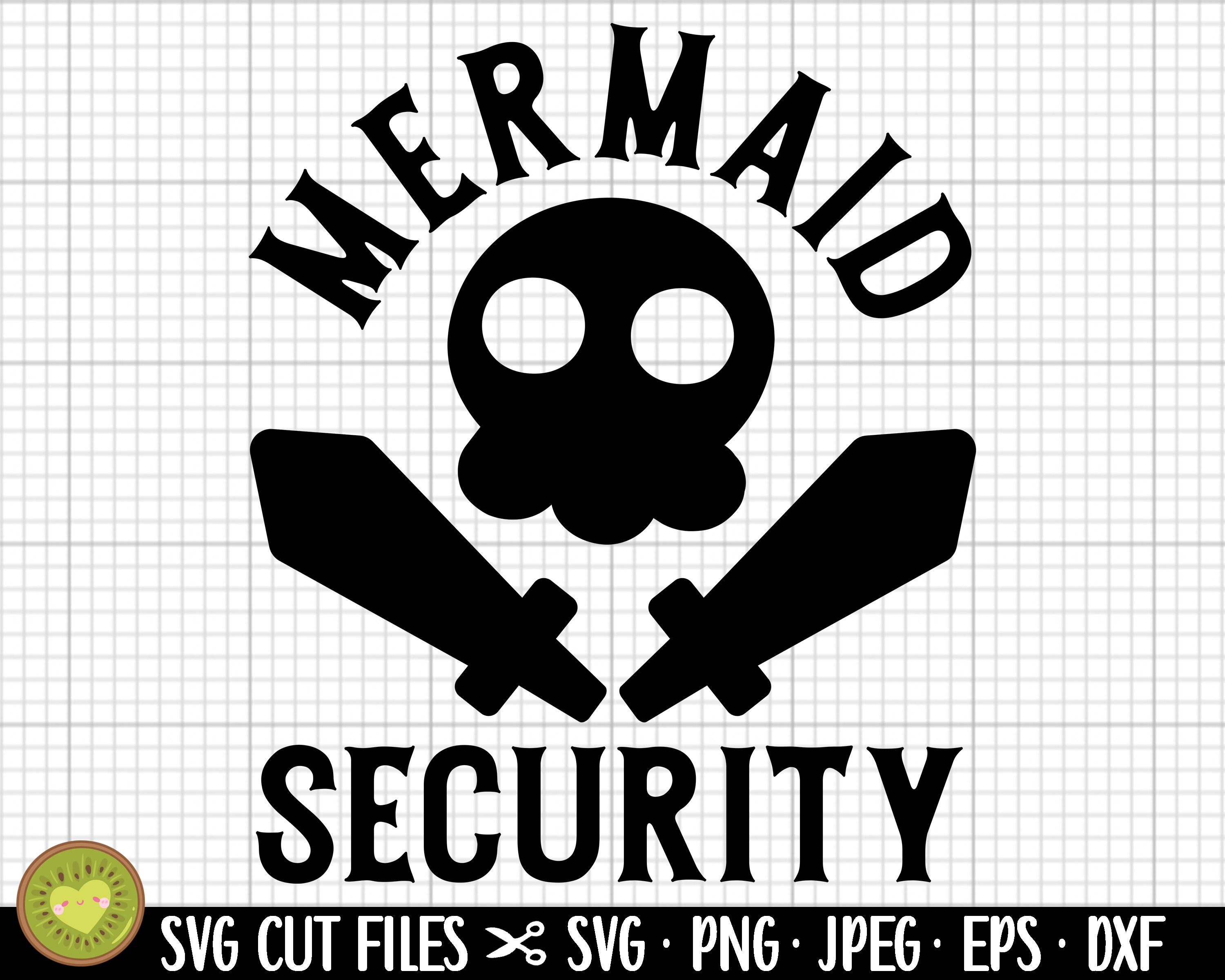 Mermaid Security Svg Png Cricut - Etsy Canada