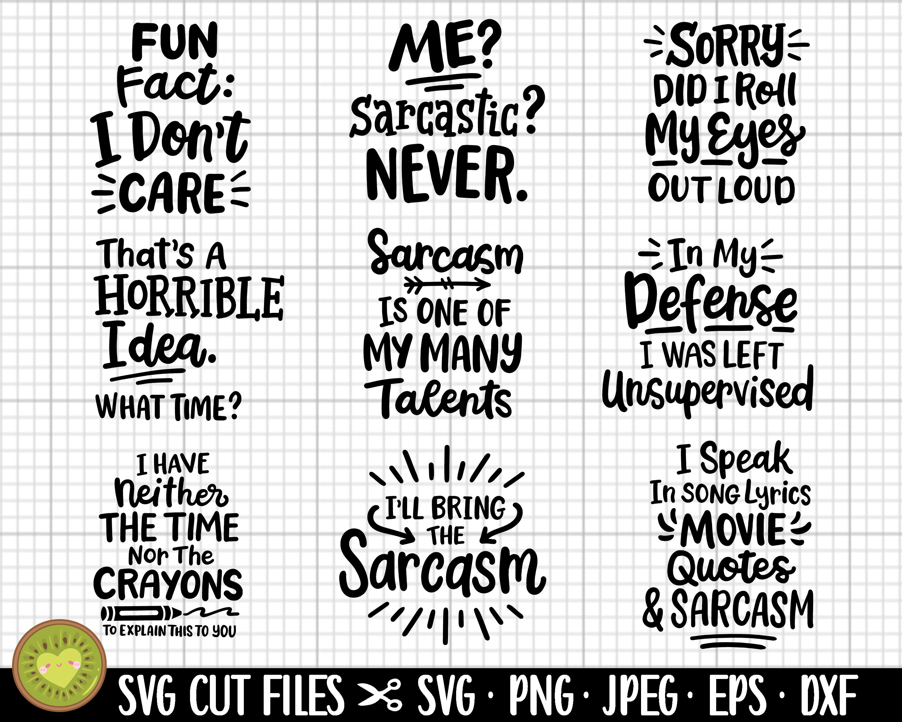Cute Sarcasm Svg Bundle Sarcasm Png Bundle Sarcasm Svg File - Etsy