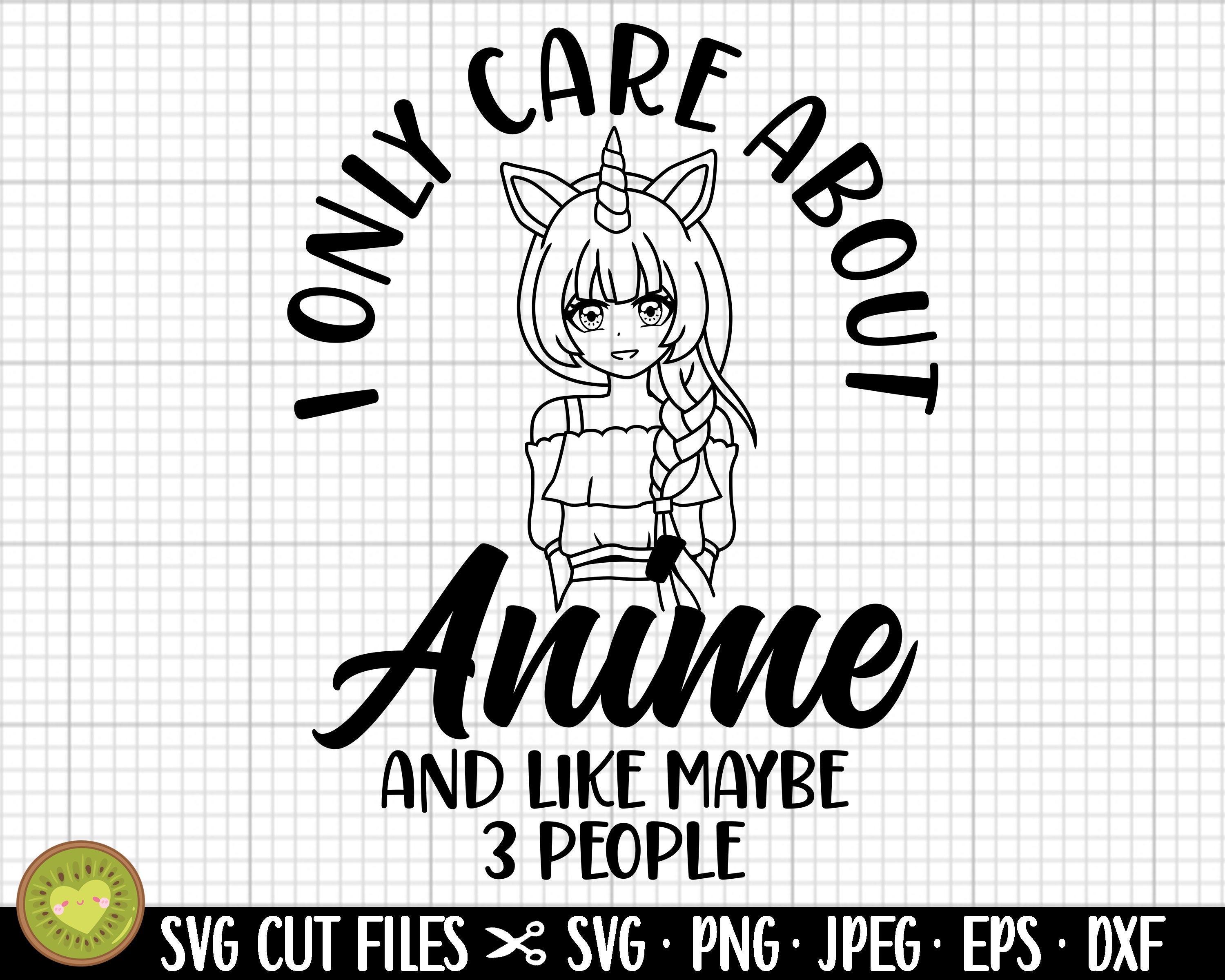 Anime Girl Svg