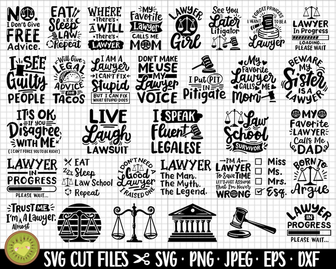 Lawyer Svg Png Bundle Cricut Lawyer Sublimation Bundle Lawyer Shirt ...