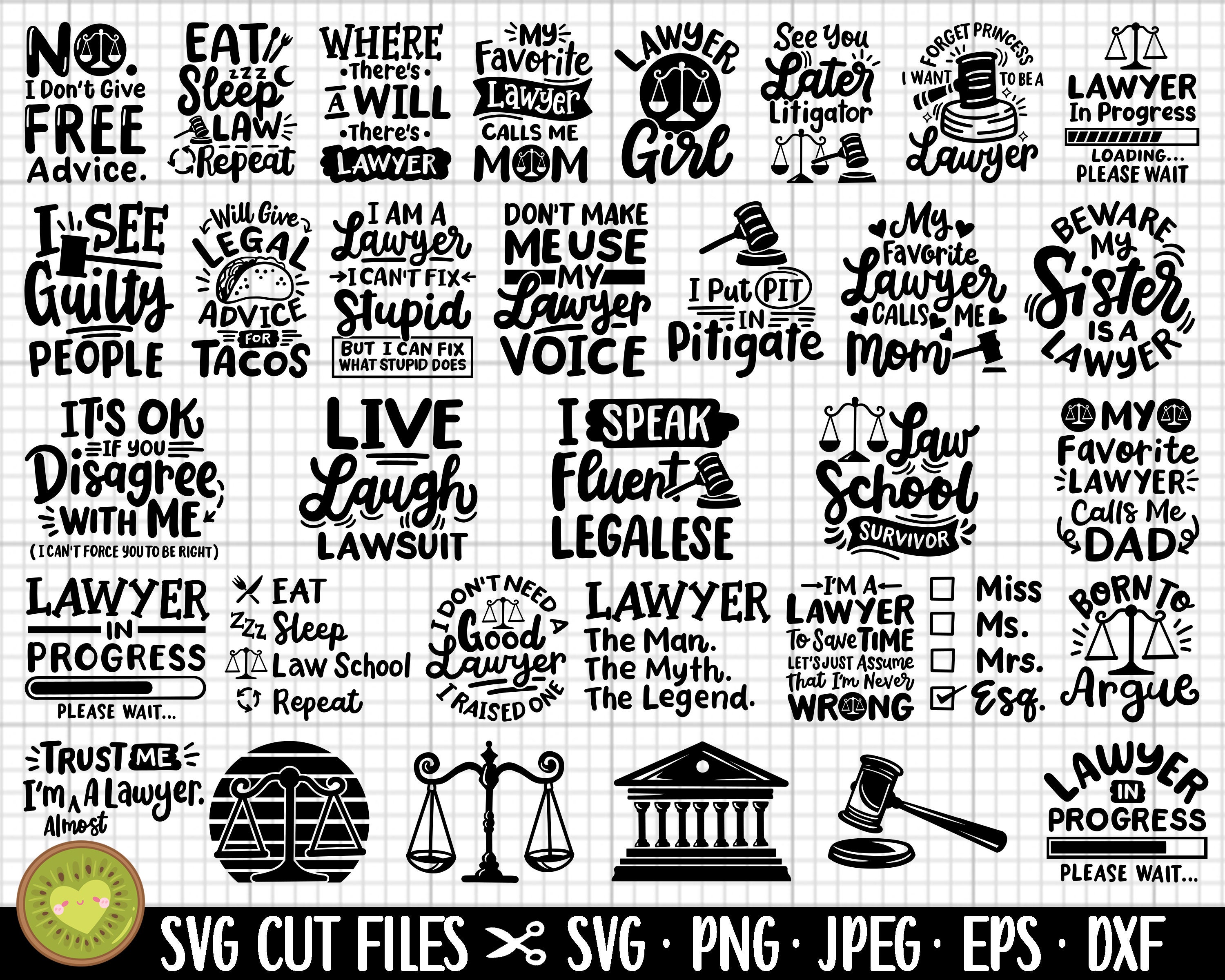 Lawyer Svg Png Bundle Cricut Lawyer Sublimation Bundle Lawyer Shirt ...