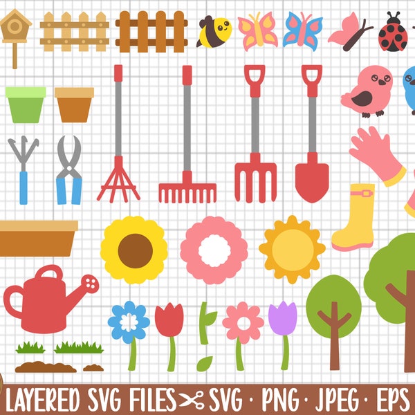 Garden Svg - Etsy Canada