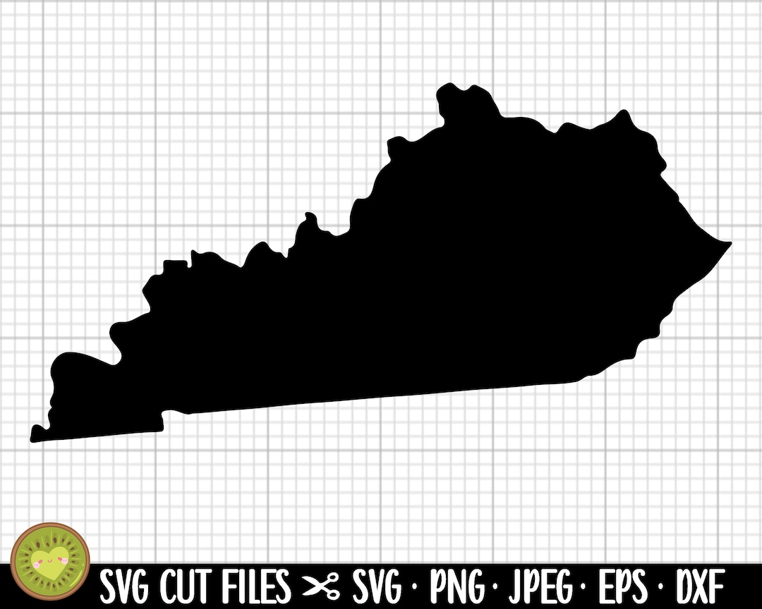 Kentucky Silhouette, Kentucky Svg, Kentucky Png, Kentucky Vector File ...