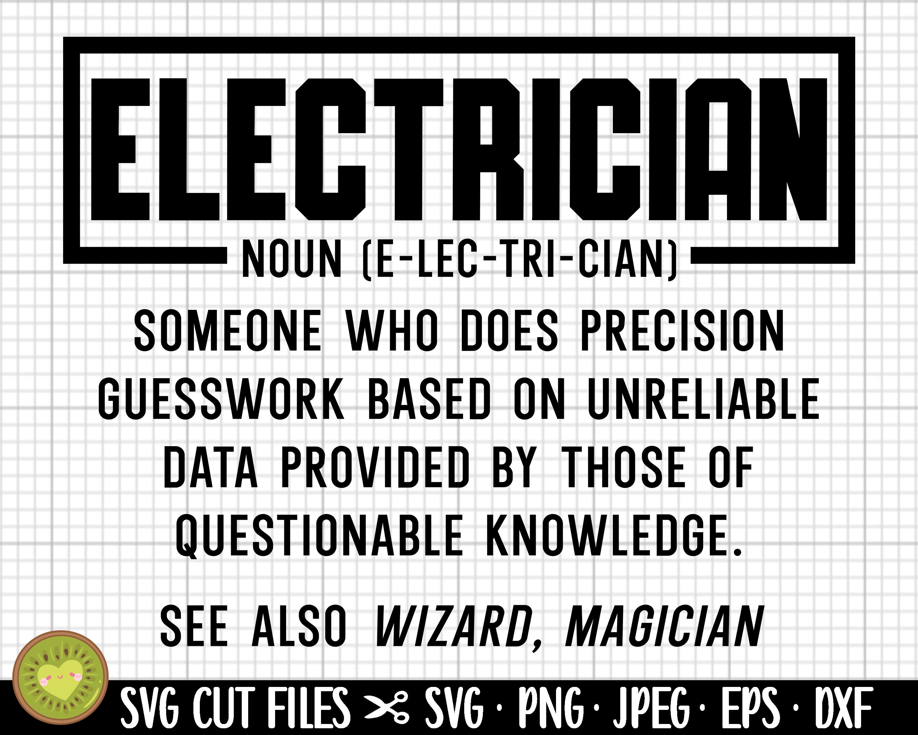 Electrician Svg - Etsy