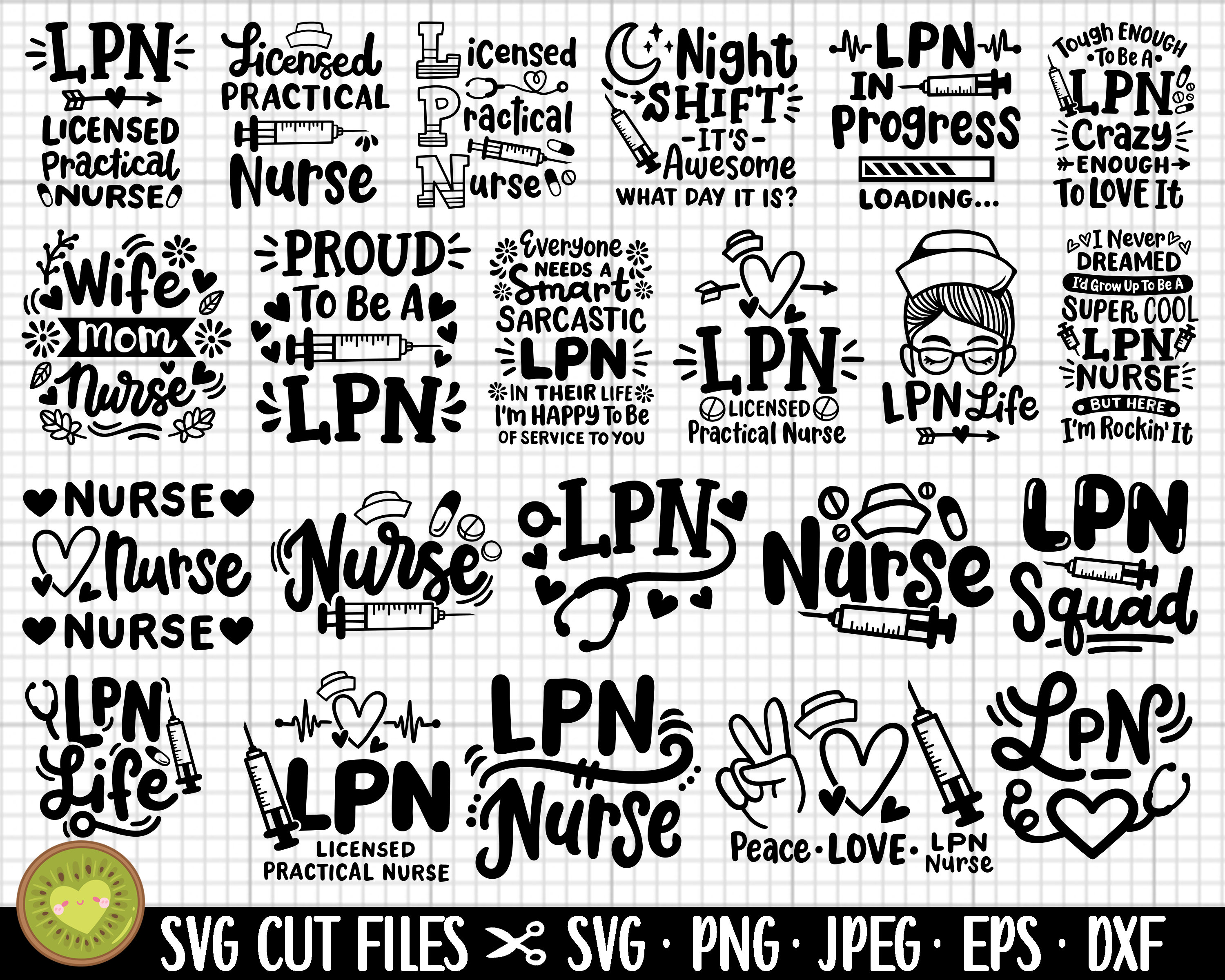 Licensed Practical Nurse Lpn Svg Png Bundle Cricut Cut Files Free ...
