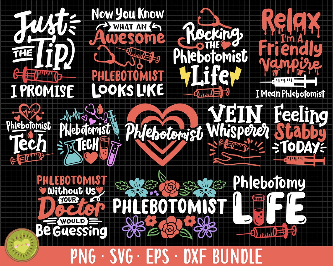 Phlebotomist Png Blood Donation Png Shirt Design Sublimination ...