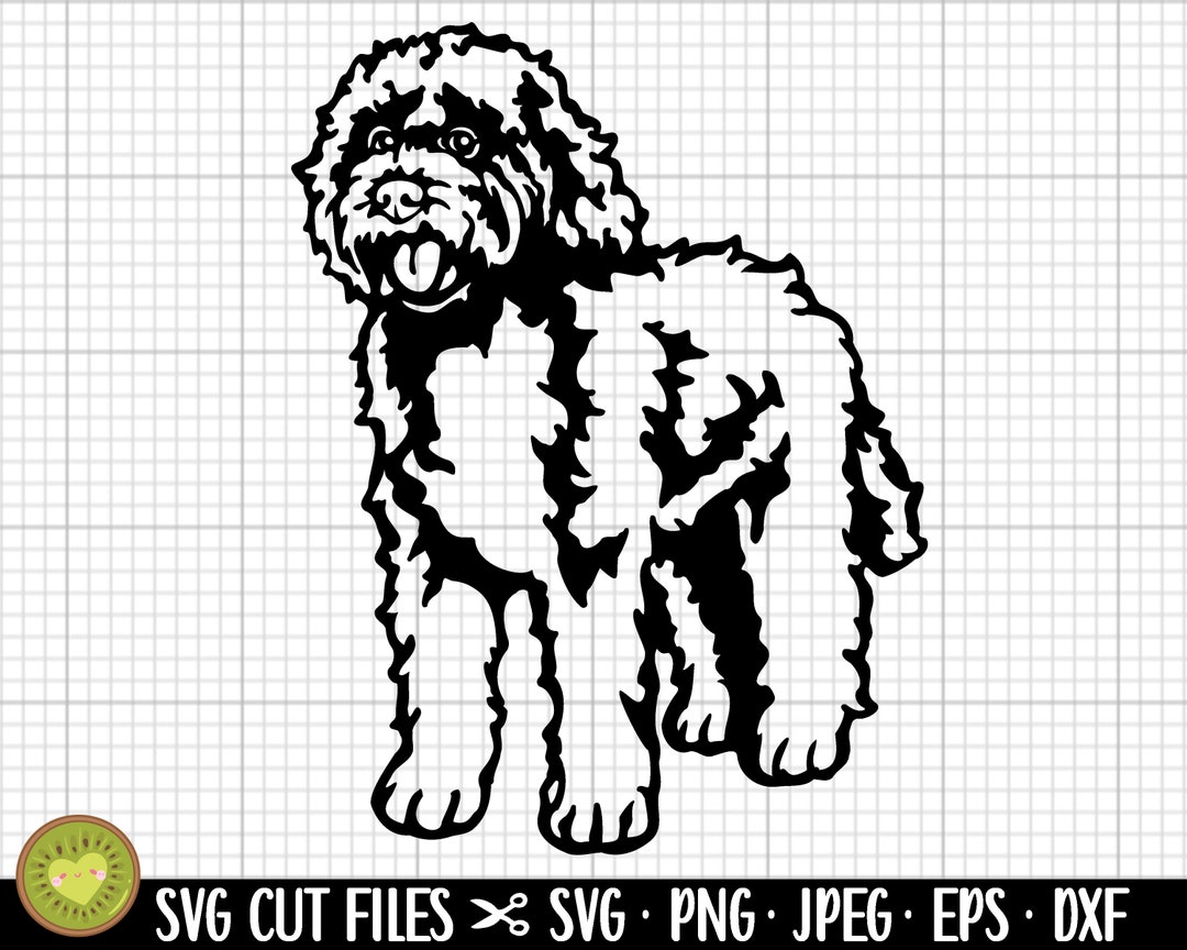 Labradoodle Svg Png Labradoodle Silhouette Clipart Commercial Use - Etsy