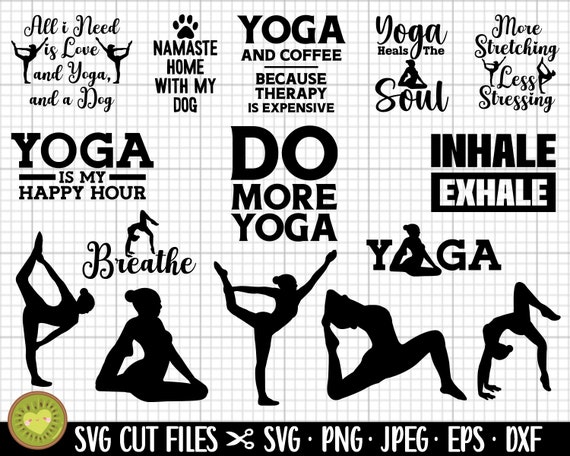 Yoga Svg Bundle Yoga Png Bundle Yoga Silhouette Bundle Yoga - Etsy