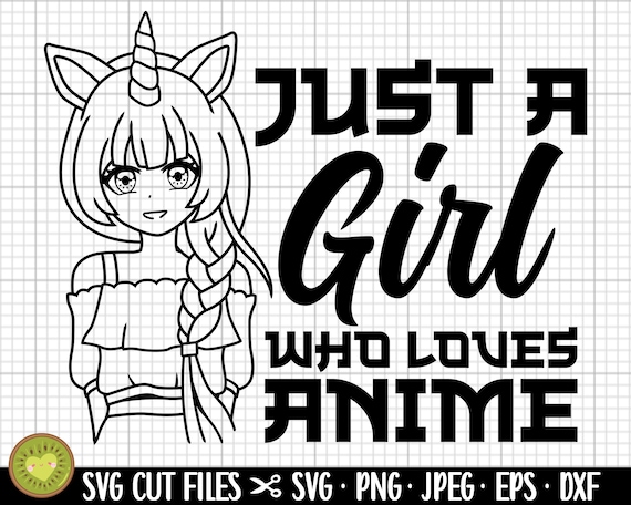Anime Svg Anime Girl Svg Anime Svg Cricut File for Shirt - Etsy