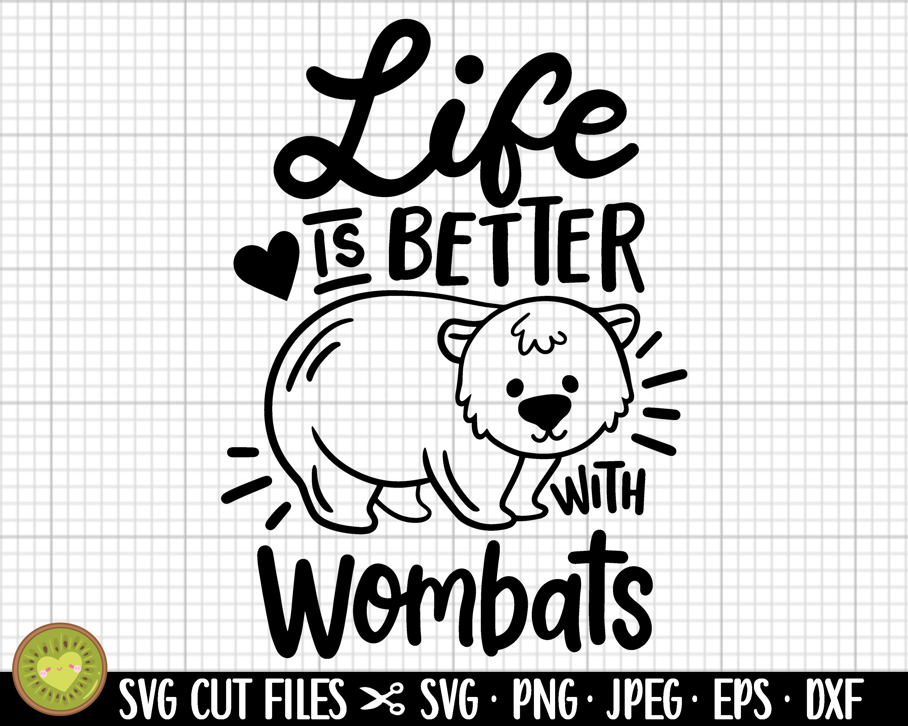 Wombat Svg Png Cut File Cricut Shirt Wombat Lover Owner - Etsy