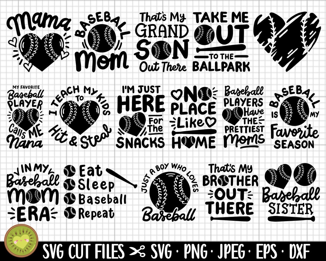 Baseball Svg Cut File Cricut Bundle Baseball Mom Svg Baseball Mom Png ...