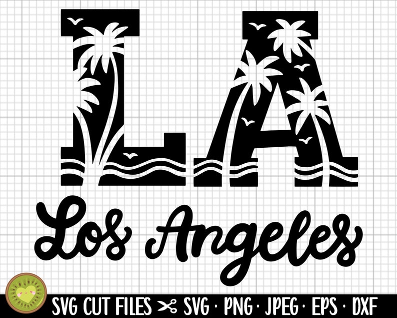 Los Angeles Svg Los Angeles Png - Etsy